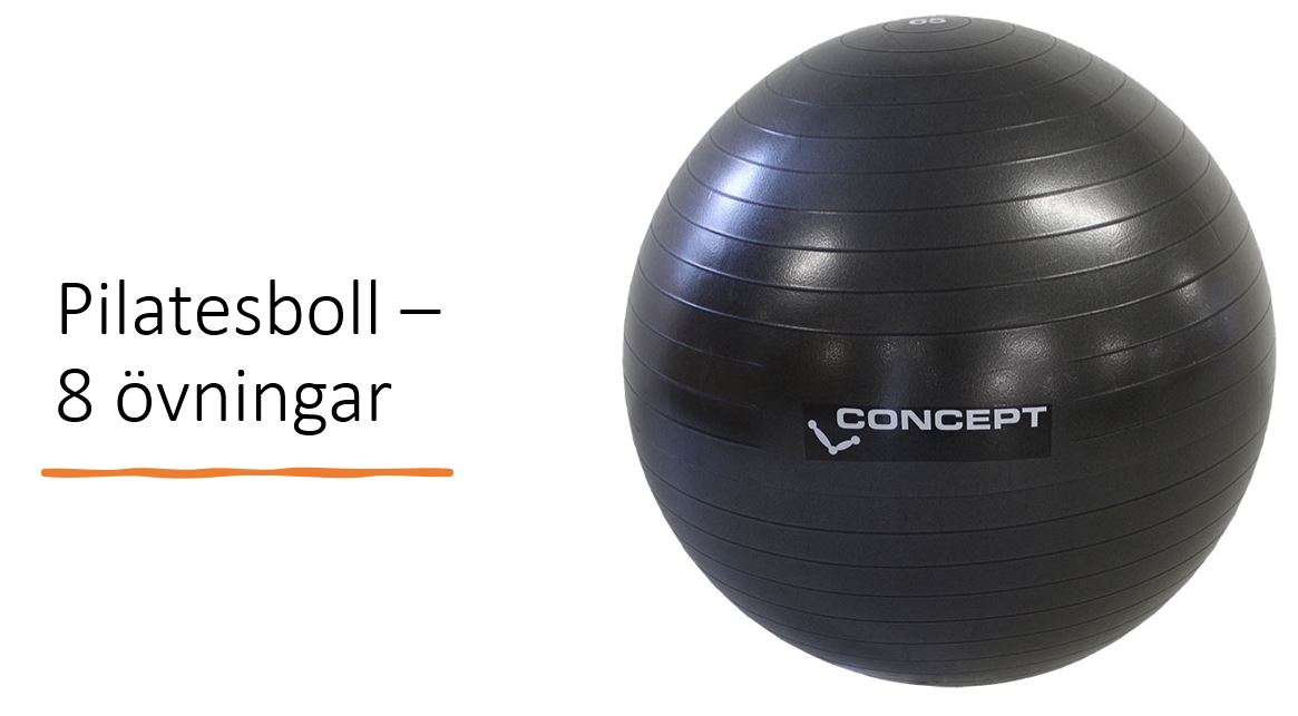 Pilatesboll – Aktiva pauser